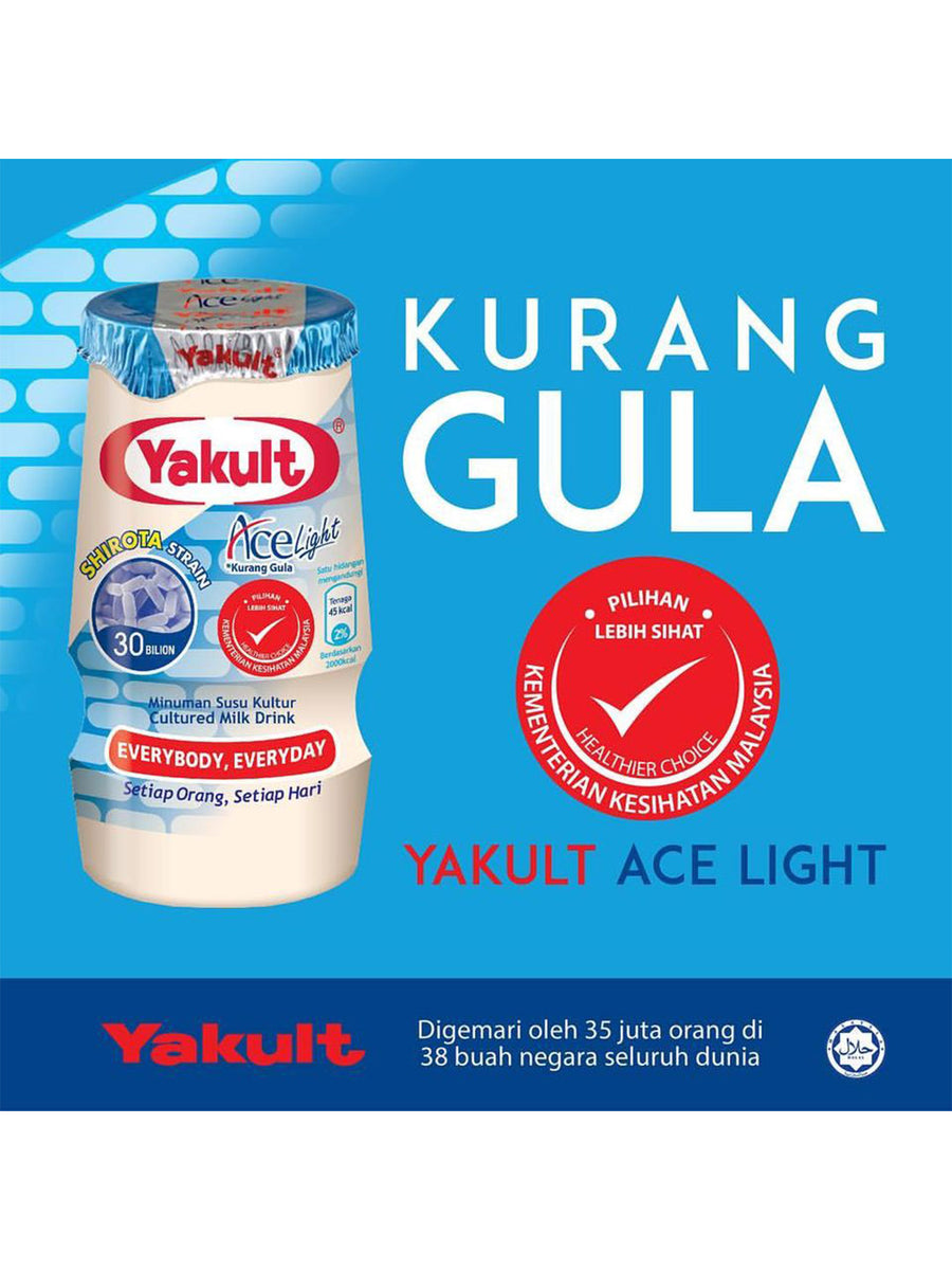 YAKULT ACE LIGHT DOUBLE PACK – Village Grocer - Paradigm Mall (Johor)