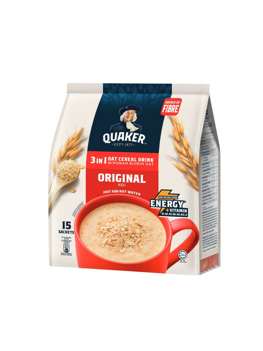 QUAKER 3 IN 1 ORIGINAL 14'S X 28G – Village Grocer - Paradigm Mall (Johor)