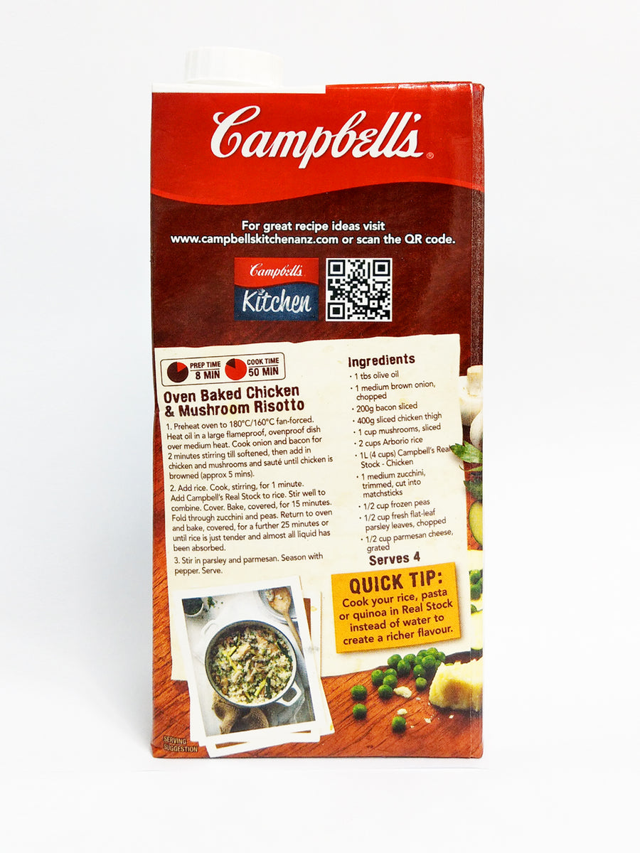 CAMPBELL'S REAL STOCK CHICKEN 1L – Village Grocer - Paradigm Mall (Johor)
