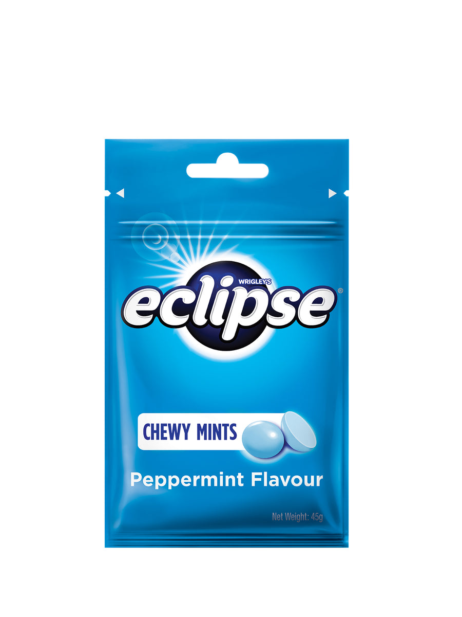 ECLIPSE CHEWY MINTS PEPPERMINT 45G – Village Grocer - Paradigm Mall (Johor)